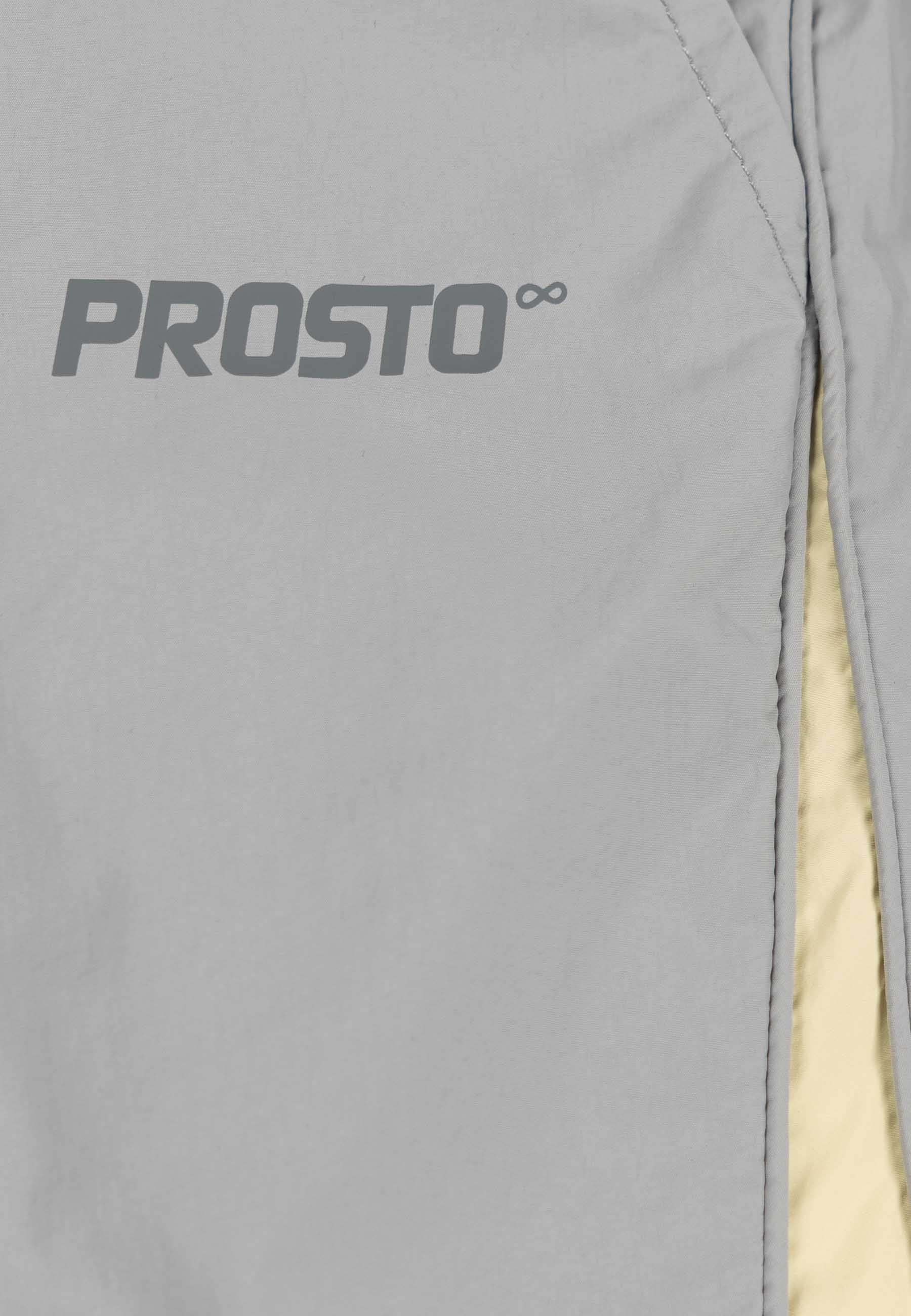 Prosto Sprinter krótkie spodenki regular męskie szare | Prosto.com